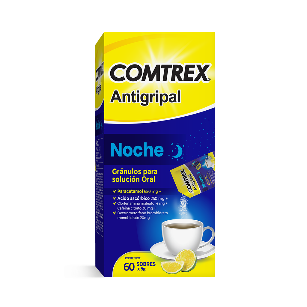Comtrex Antigripal Noche Sobre 5 gr. – BOTICAPORTUGAL