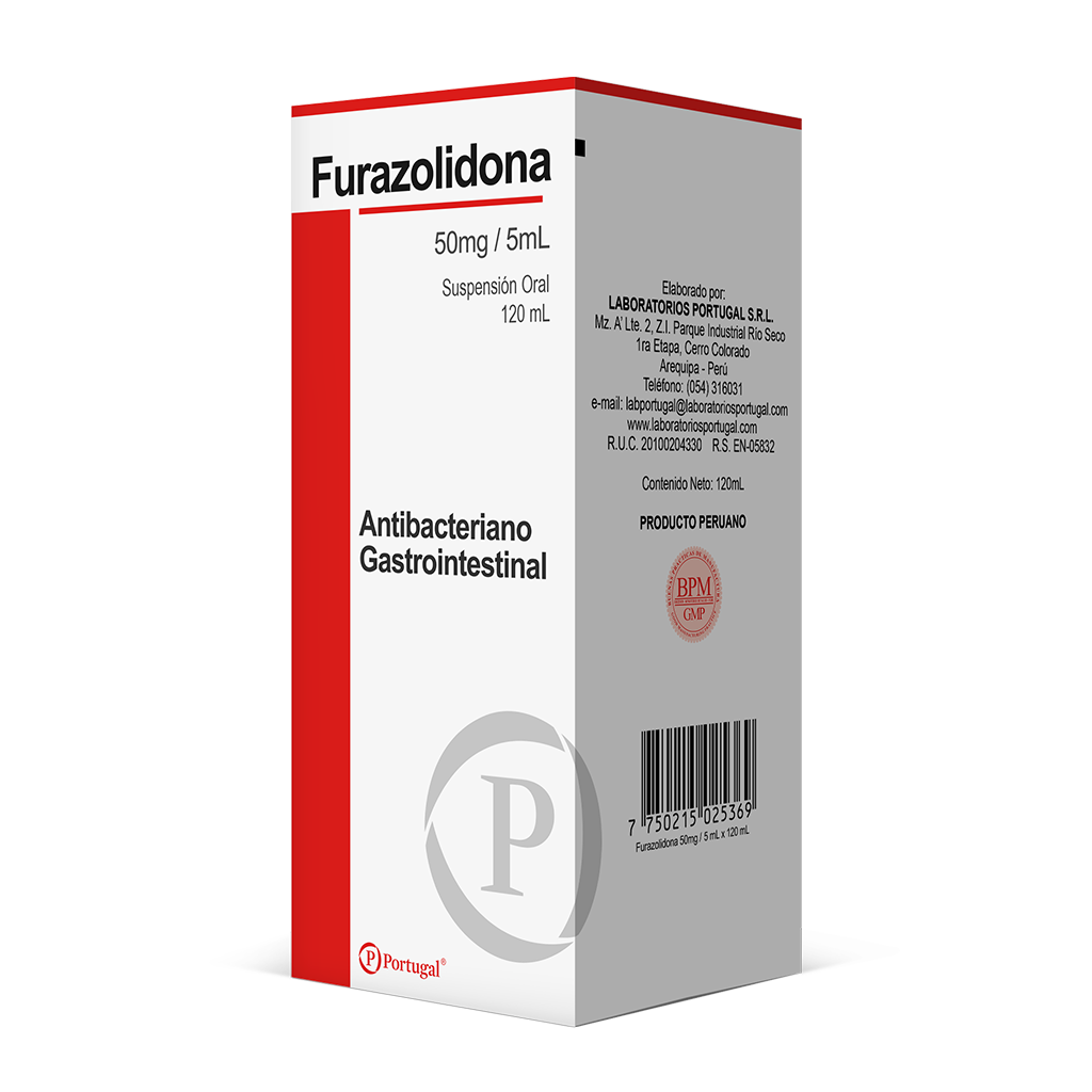 Furazolidona 50Mg/5Ml 120Ml – BOTICAPORTUGAL